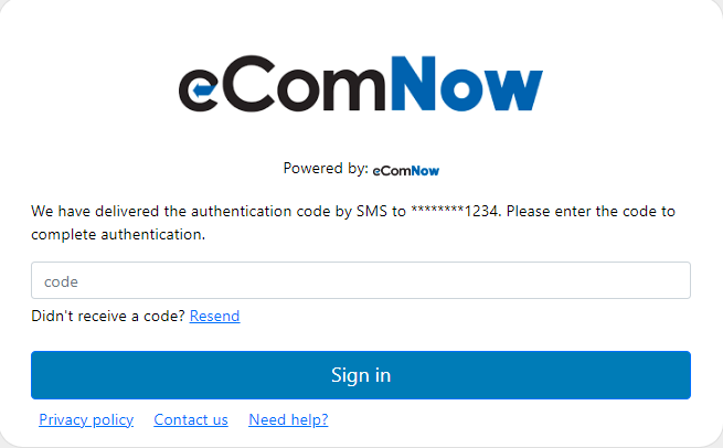 Guide to Sign In - eComNow Docs